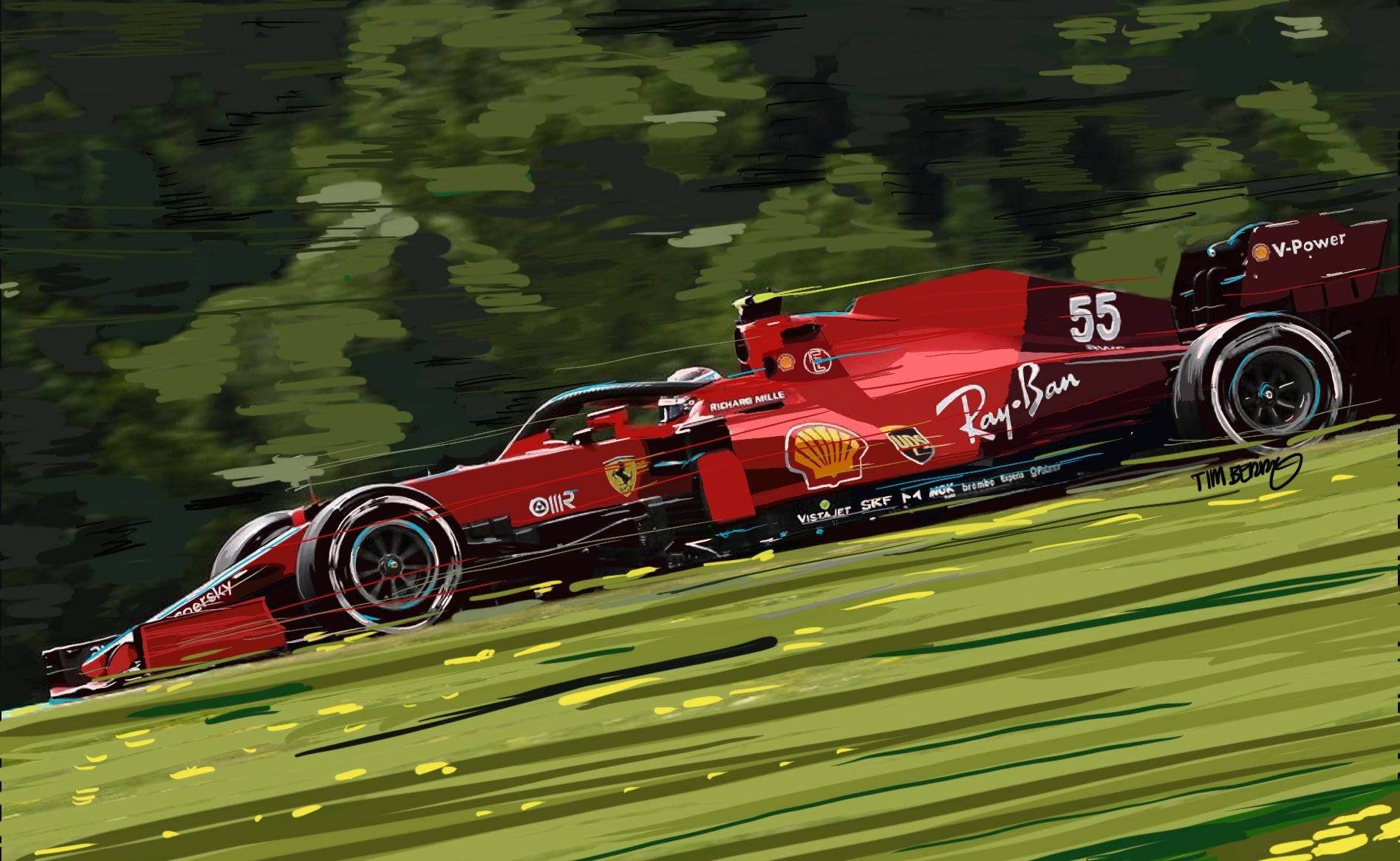 Formula 1 – Tim Berry Motorsports Art